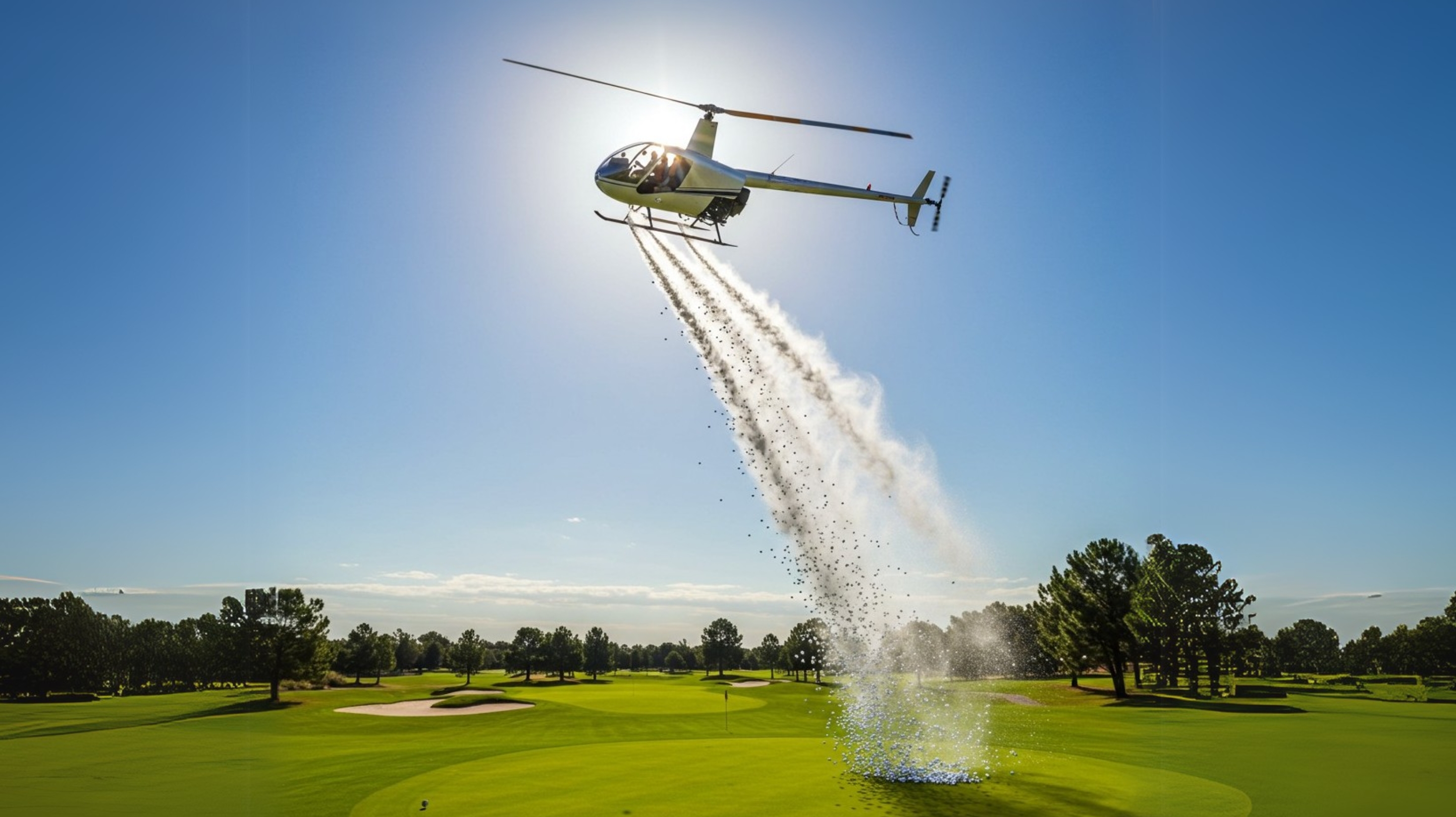 Helicopter Golf Ball Drop Raffle - Trenton Memorial Hospital Foundation